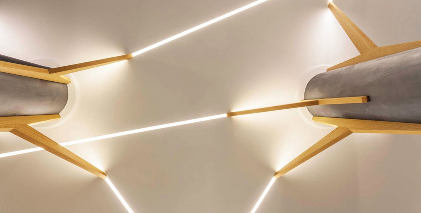 Architectural lighting, how to use light profiles - Panzeri